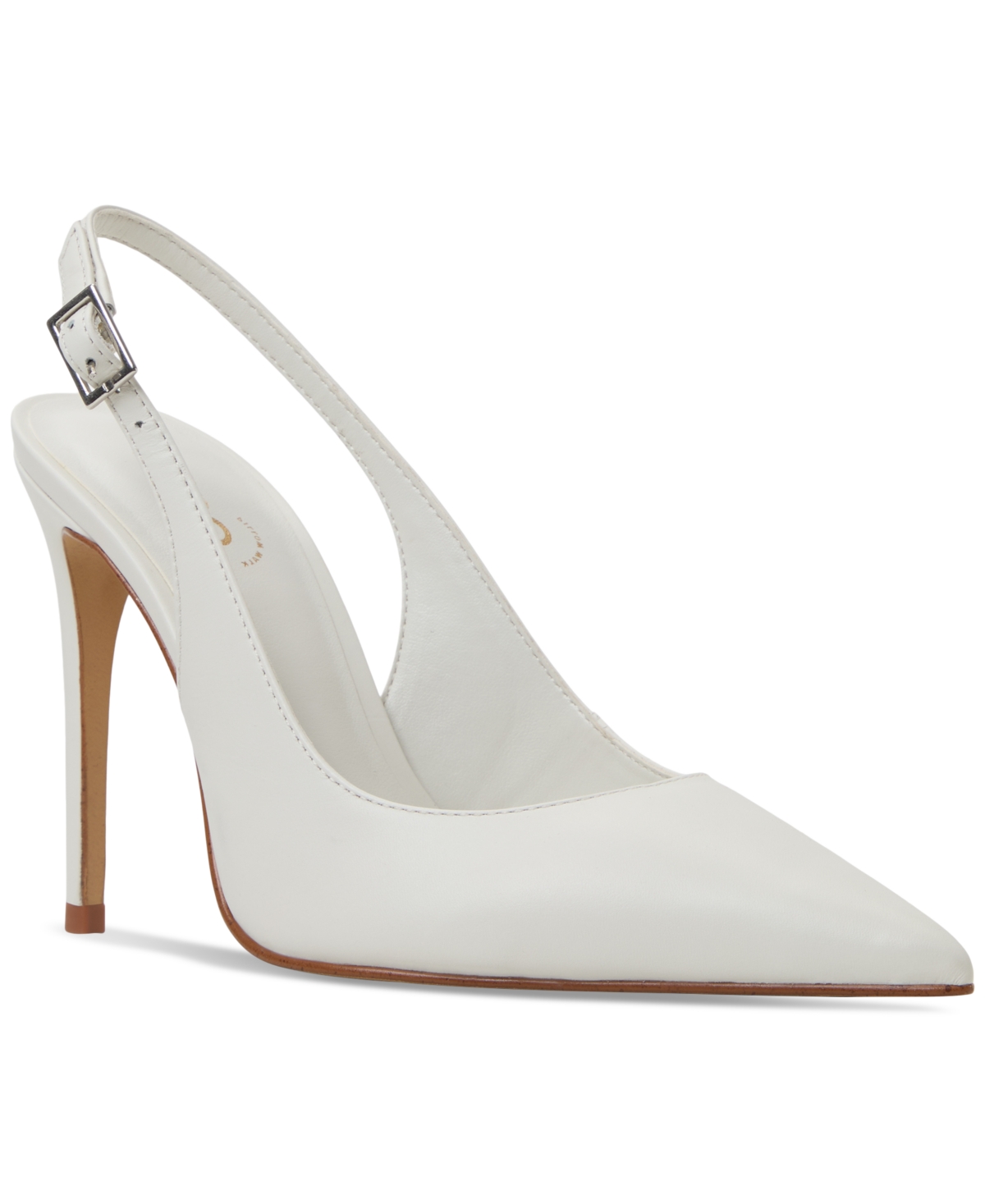 Click here for Aldo Womens Stessysling Slingback Pumps - White/bo... prices
