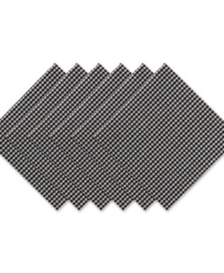 Design Imports Gingham Small Check Napkin, Set of 6 - Macy's