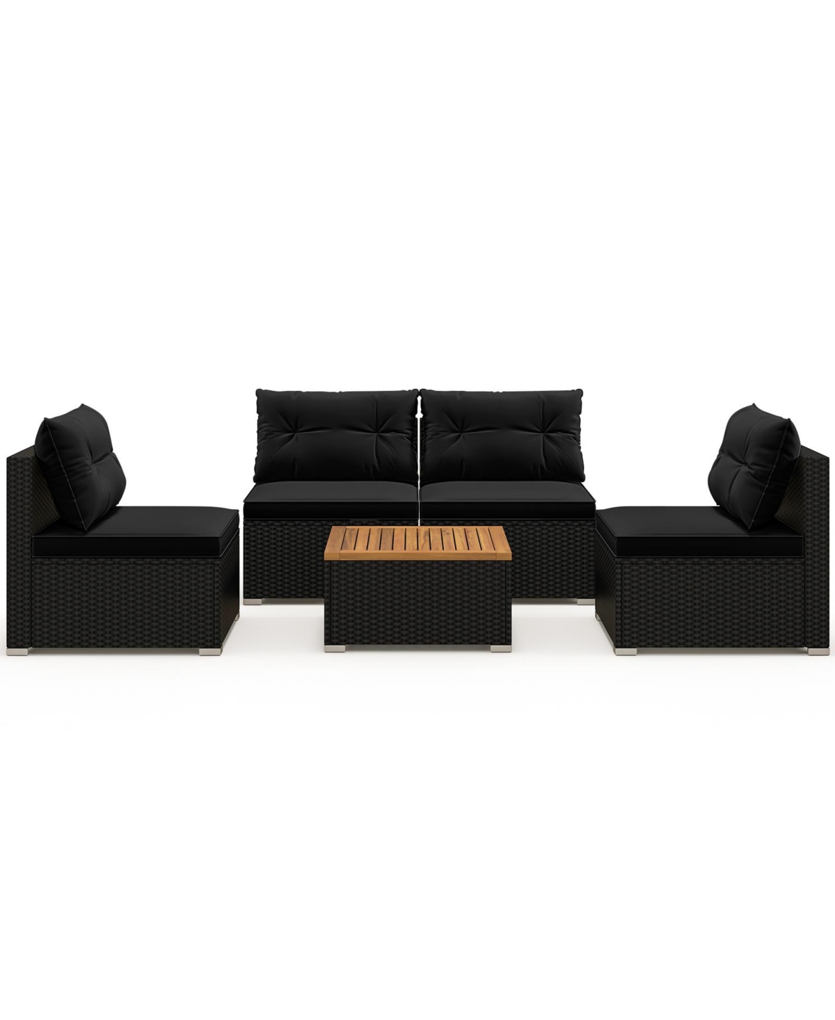 Click here for 5 Piece Outdoor Furniture Set with Solid Tabletop... prices