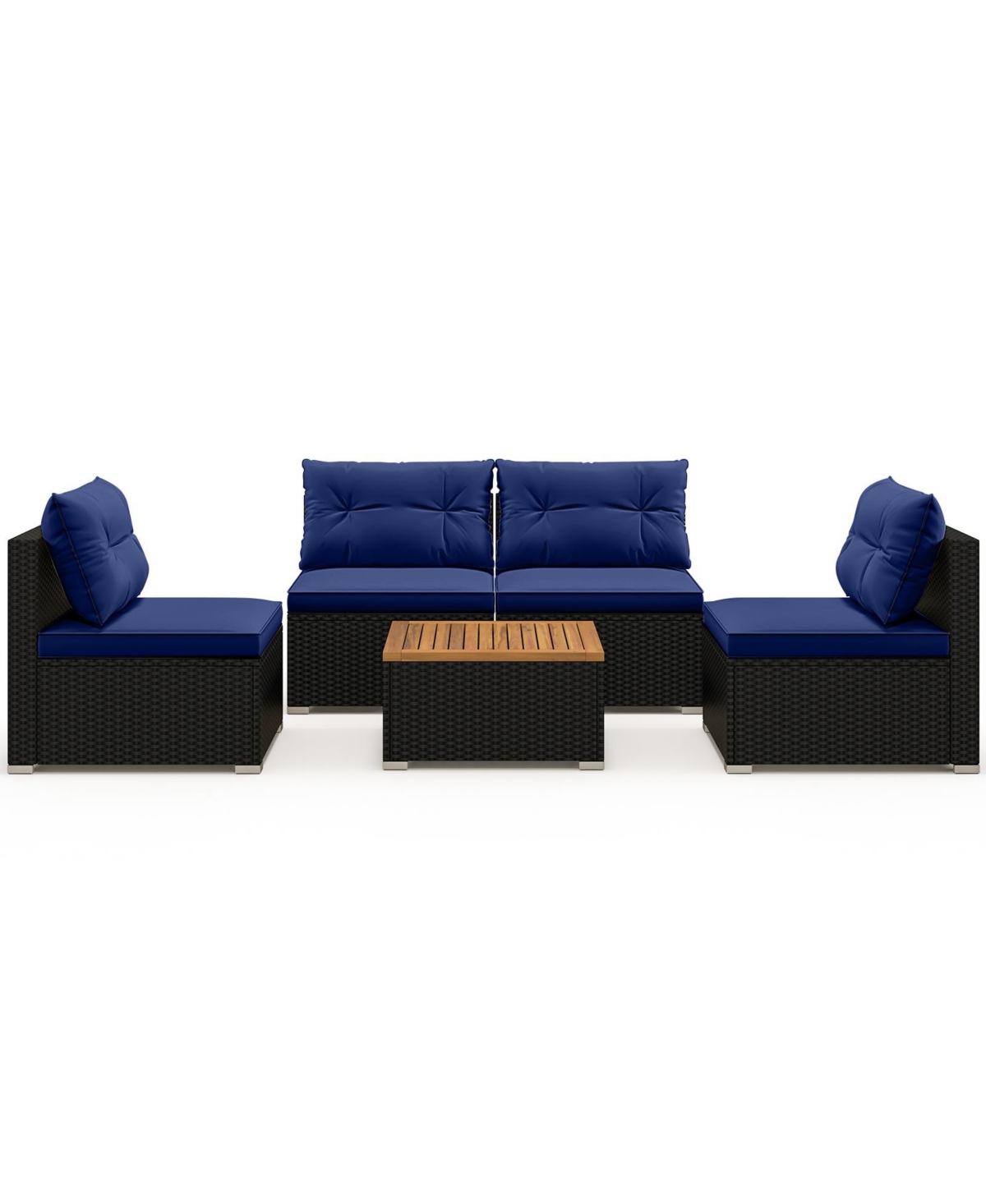 Click here for 5 Piece Outdoor Furniture Set with Solid Tabletop... prices