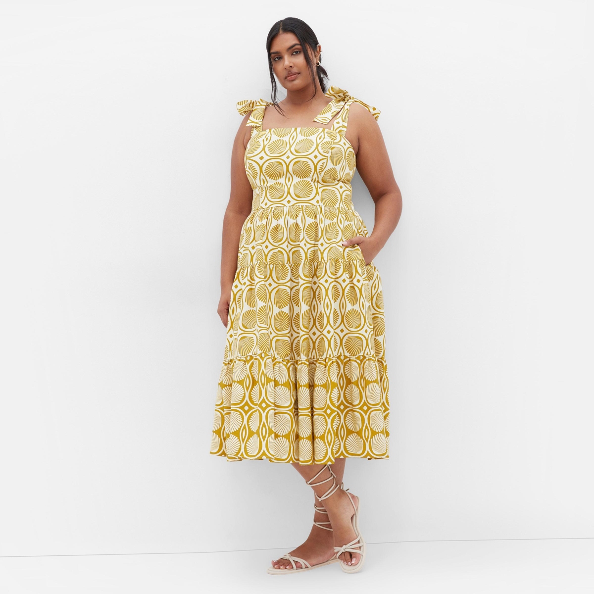 Click here for City Chic Plus Size Leila Seashell Dress - Seashel... prices