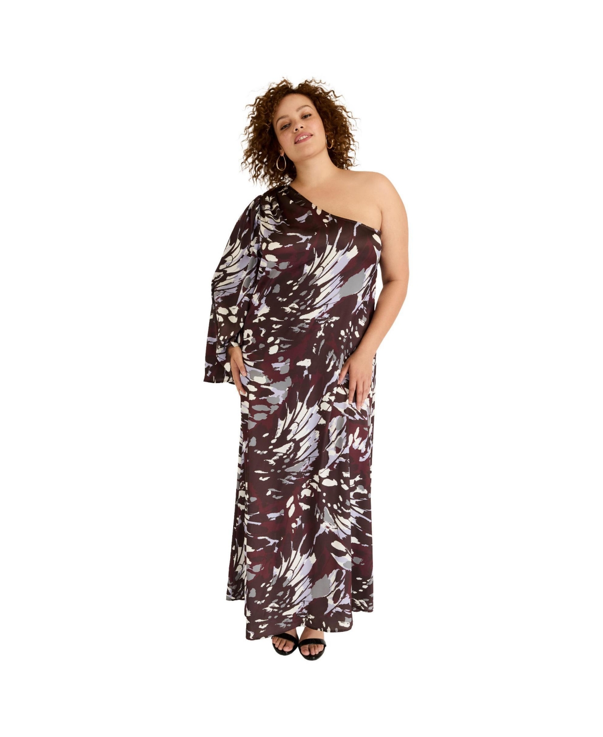 Click here for June + Vie Womens June + Vie One-Shoulder Maxi Dre... prices