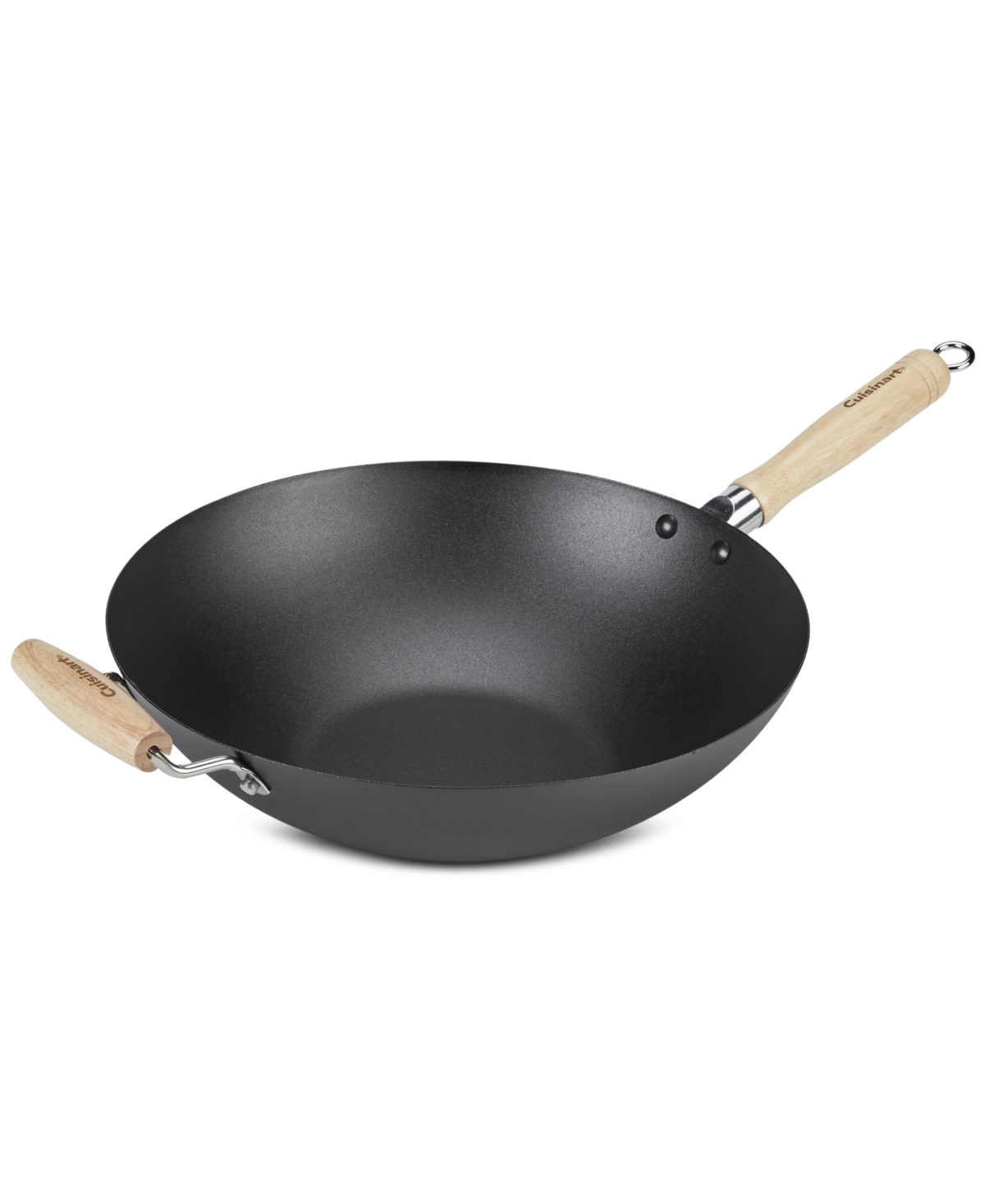 Click here for Cuisinart 14 Carbon Steel Wok with Helper Handle -... prices