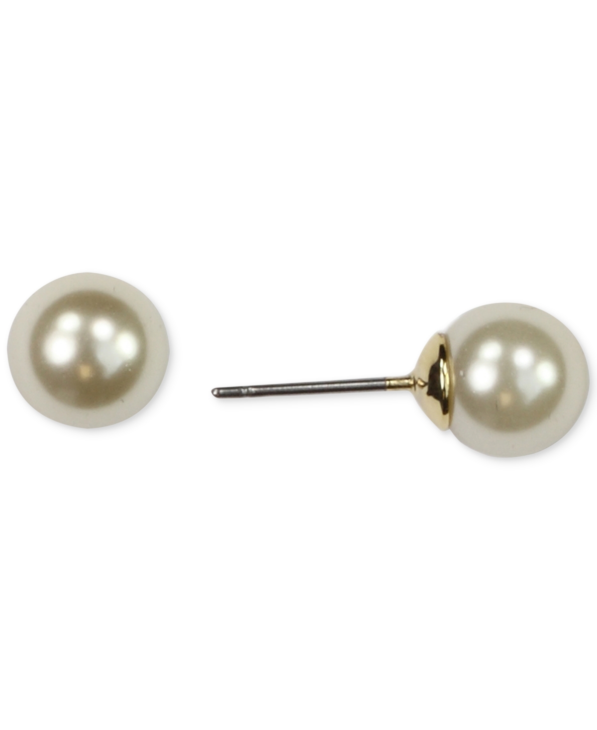 Click here for Anne Klein Gold-tone 8MM Imitation Pearl Stud Earr... prices
