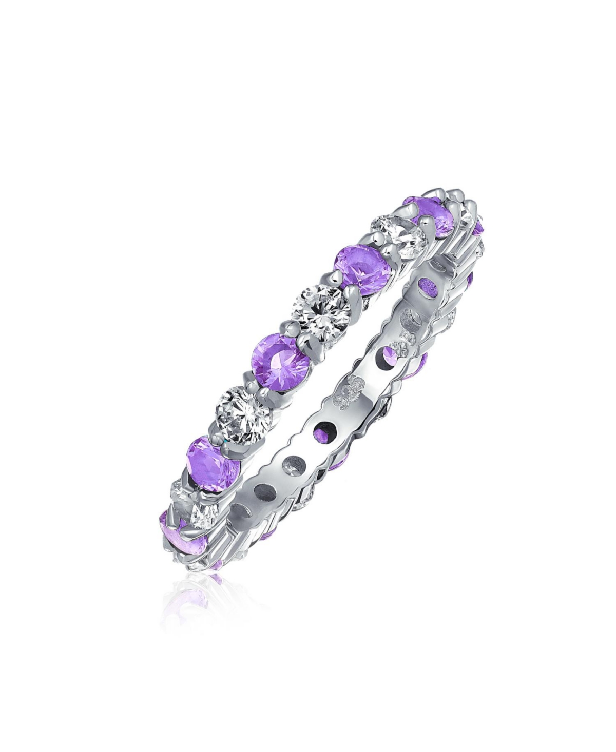 Click here for Bling Jewelry Minimalist Sterling Silver Ring Stac... prices