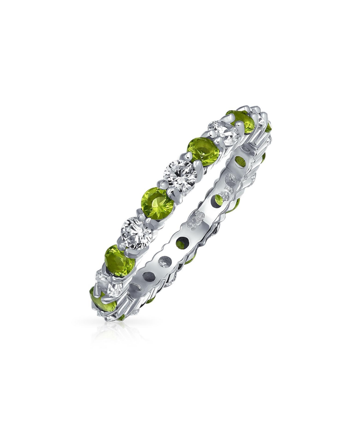 Click here for Bling Jewelry Alternating Two Tone Cubic Zirconia... prices