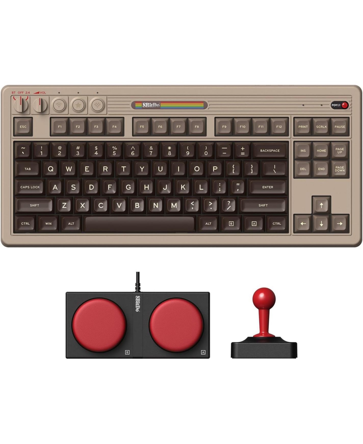 Click here for 8Bitdo Retro Bluetooth Mechanical Gaming Keyboard... prices