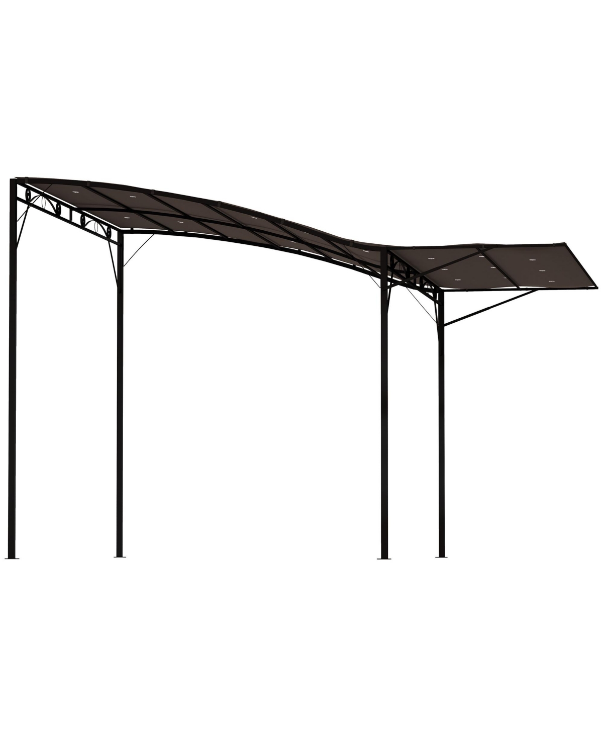 Click here for Outsunny 10 x 8 Patio Awning & Gazebo  Extendable... prices