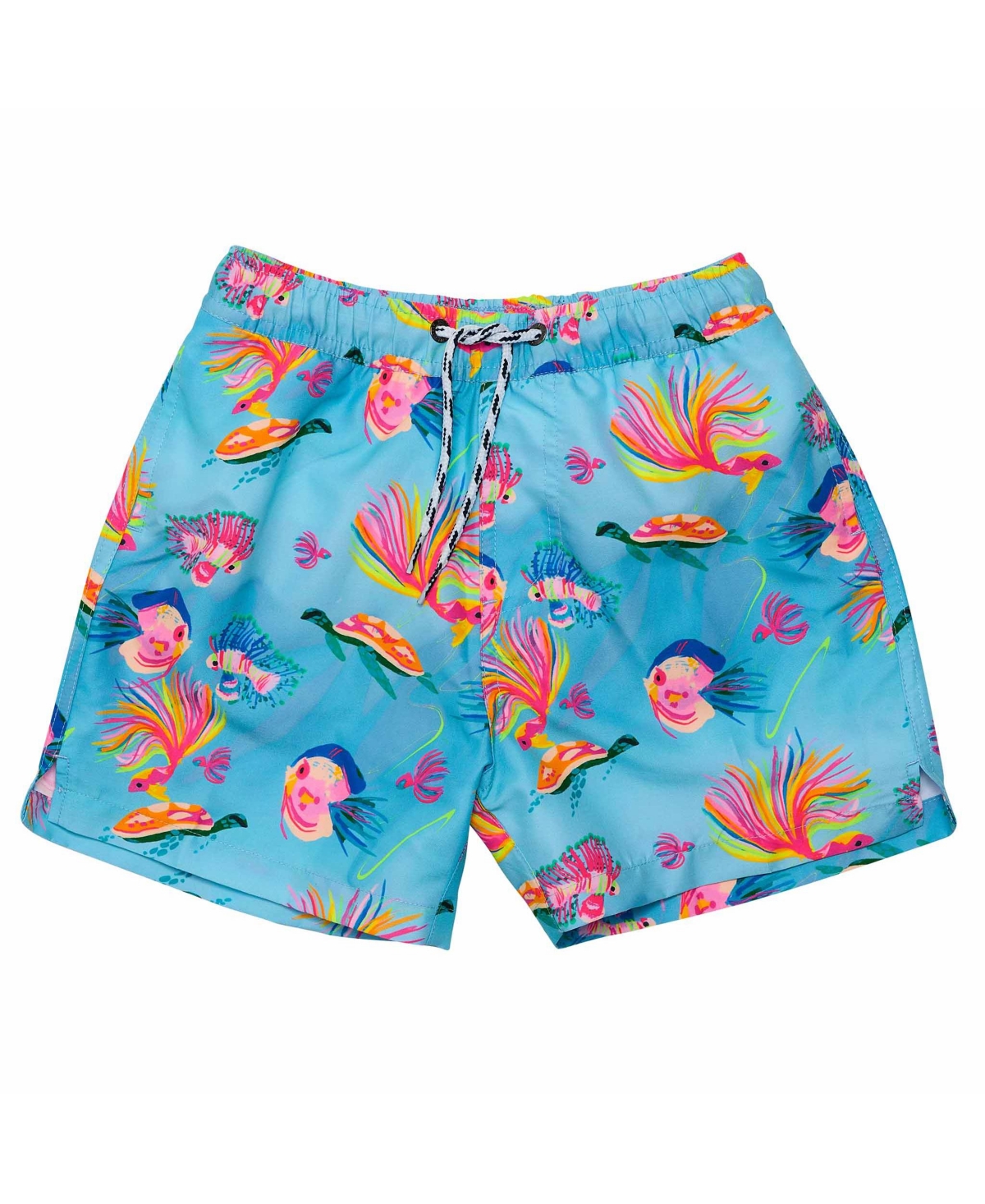 Click here for Kaleido Fish Sustainable Swim Short - Blue prices