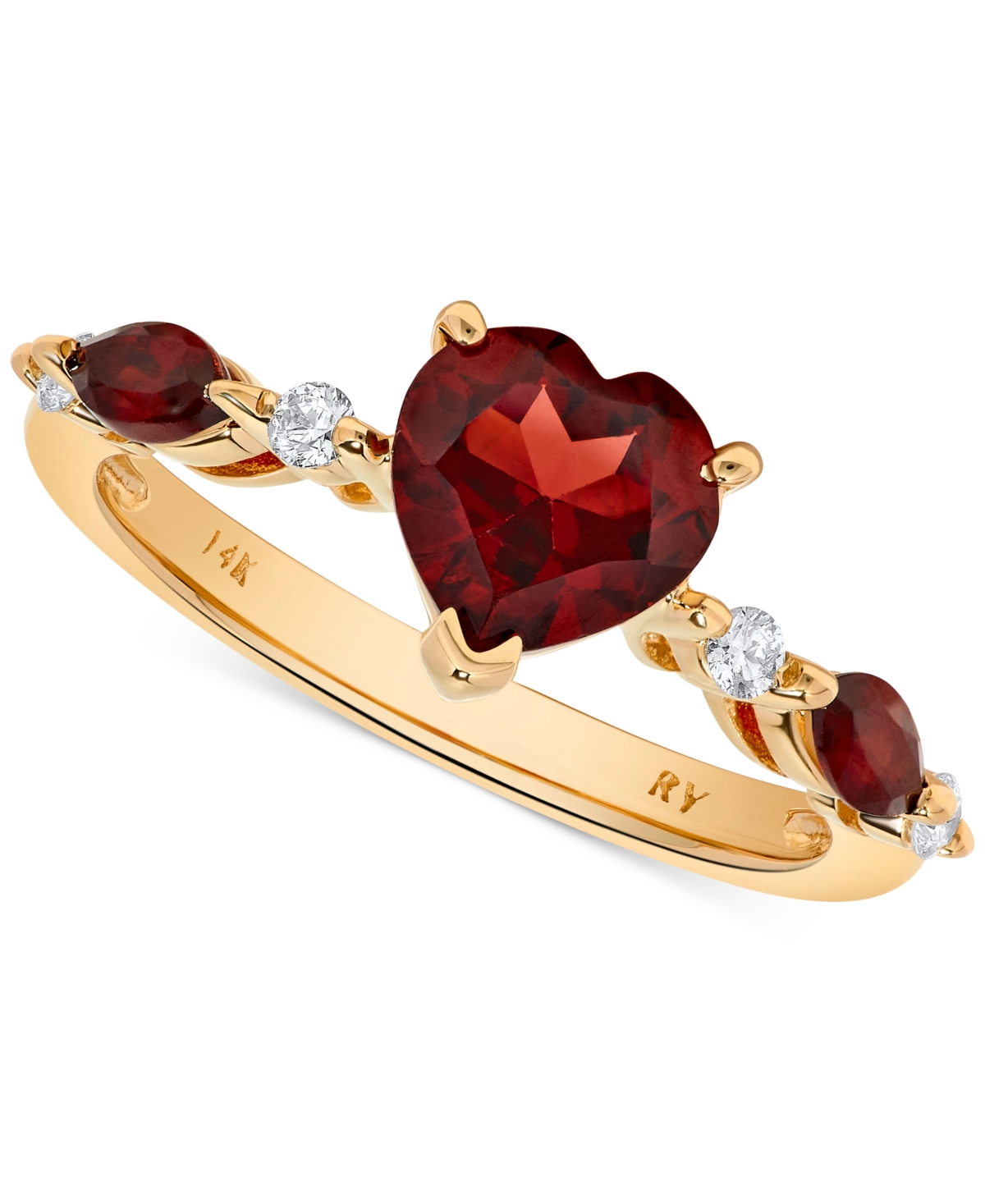 Click here for Garnet (1-7/8 ct. t.w.) & Diamond (1/10 ct. tw.) H... prices