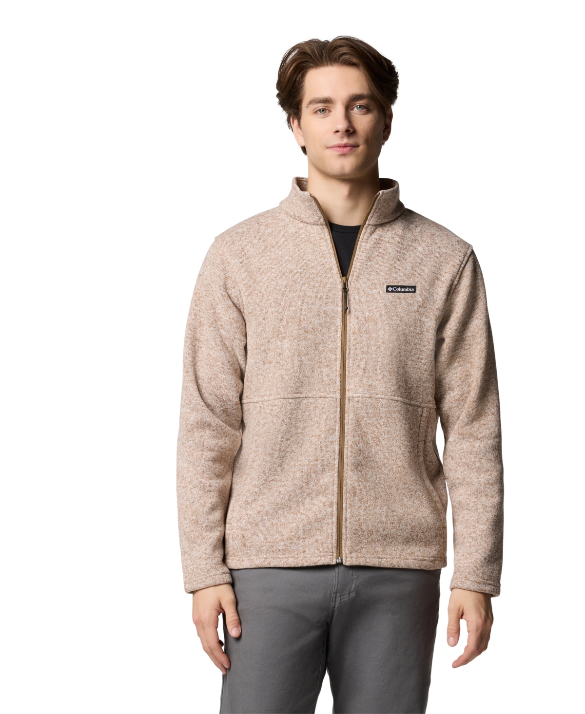 Click here for Columbia Mens Alto Pass Textured Knit Sweater Flee... prices