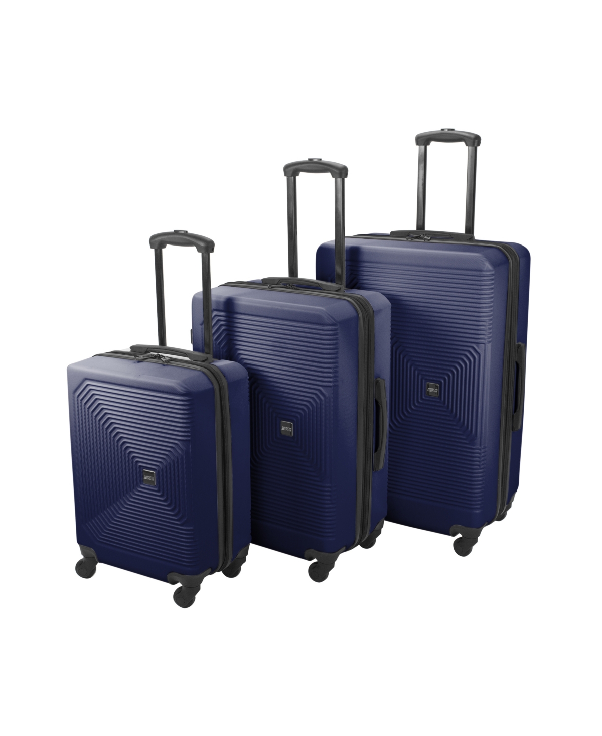 Click here for Longlat Knox 3-Piece Hardside Luggage Set - Navy prices