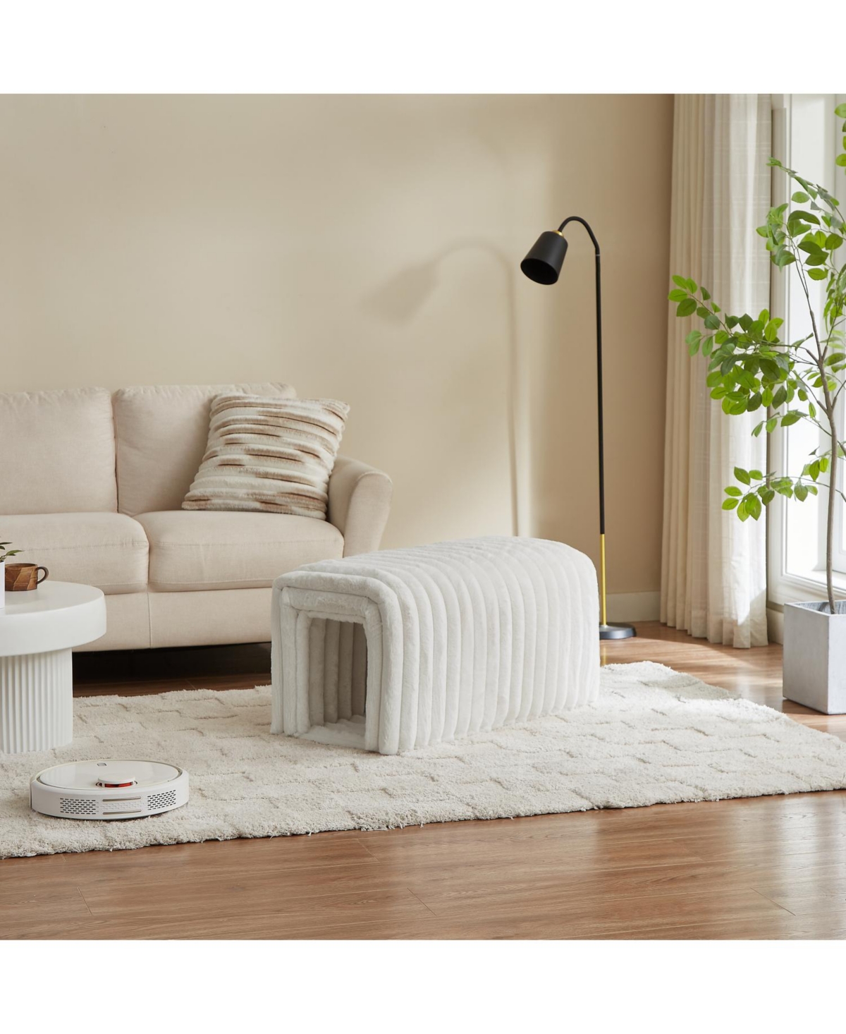 Click here for Streamdale Ottoman Storage Bench Pet Supplies Cord... prices