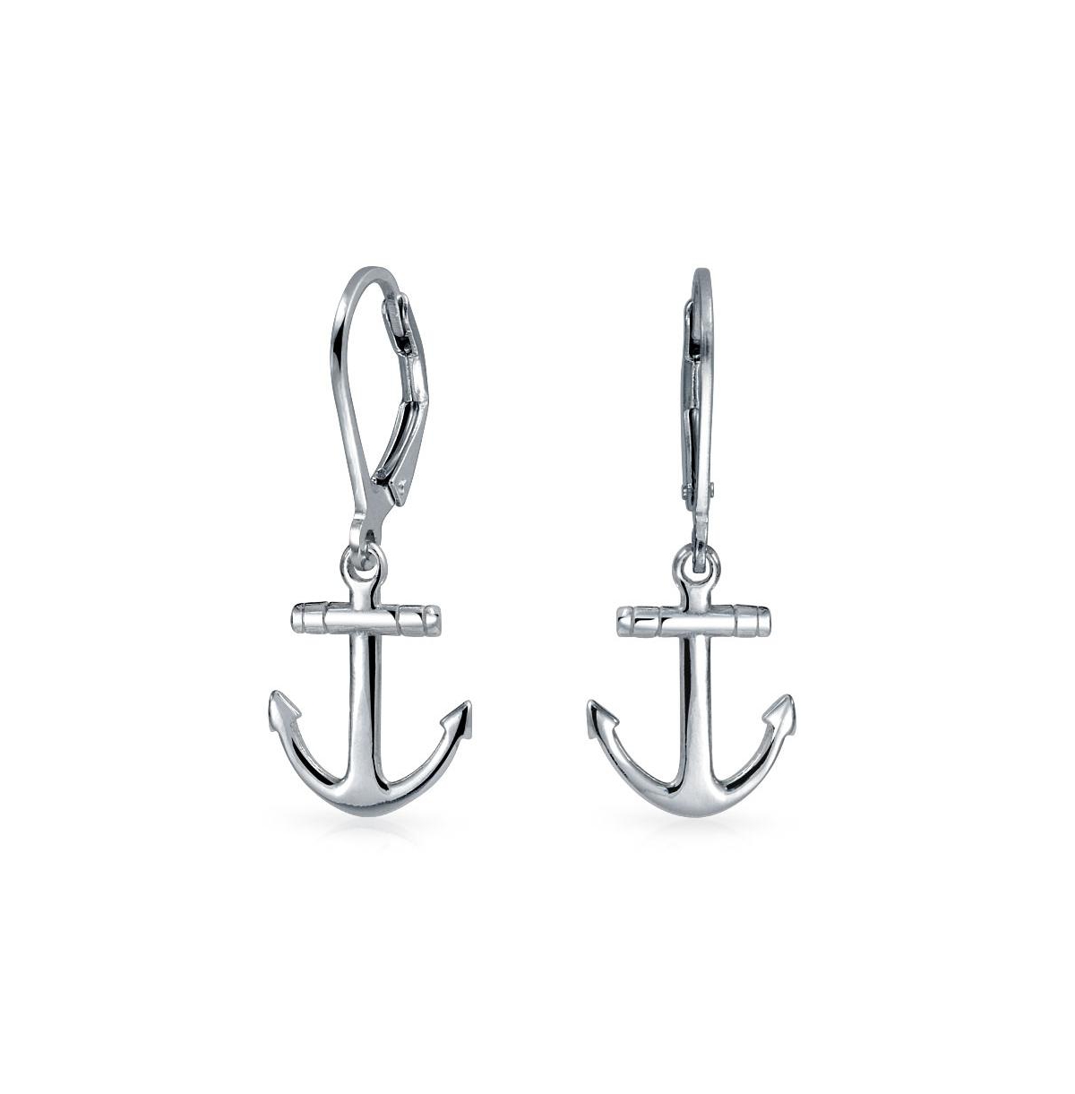 Click here for Bling Jewelry Nautical Anchor Dangle Earrings in 1... prices