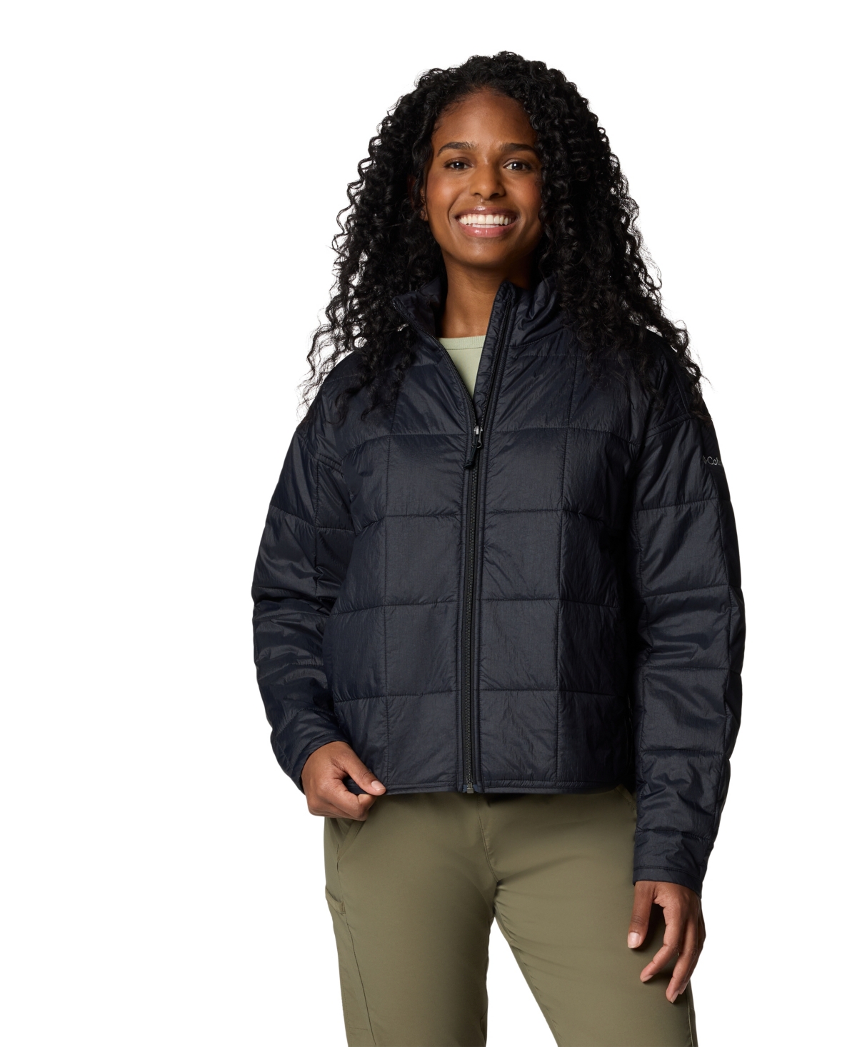 Click here for Columbia Womens Sienna Hill Quilted Jacket - Black prices