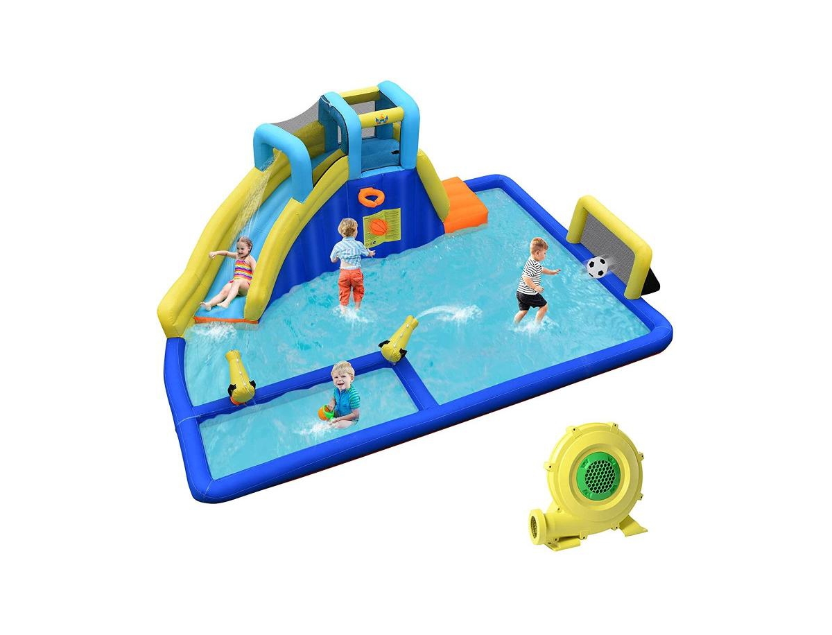 Click here for 6-in-1 Inflatable Water Slide Park with Blower Fun... prices