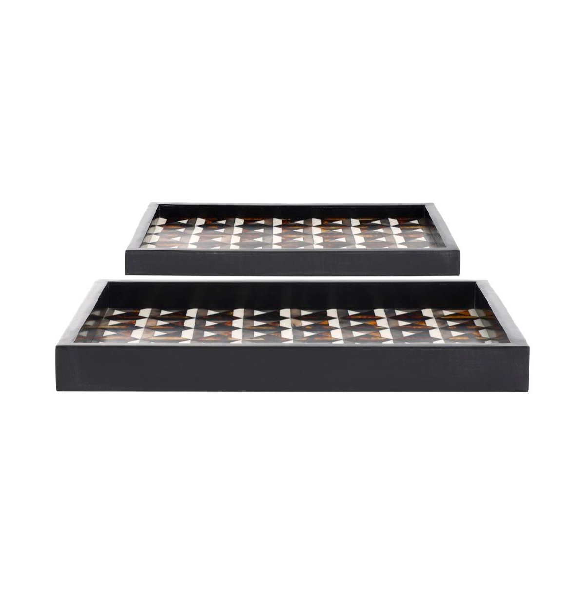 Click here for Ani  Tray Set 2 - Ivory / brown prices