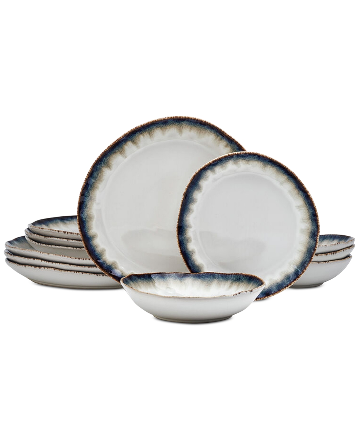 Click here for Mikasa Cole 12-Piece Dinnerware Set  Service for 4... prices