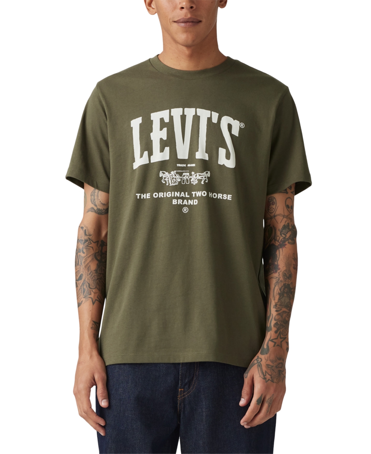 Click here for Levis Mens Classic Short Sleeve Graphic Crewneck T... prices