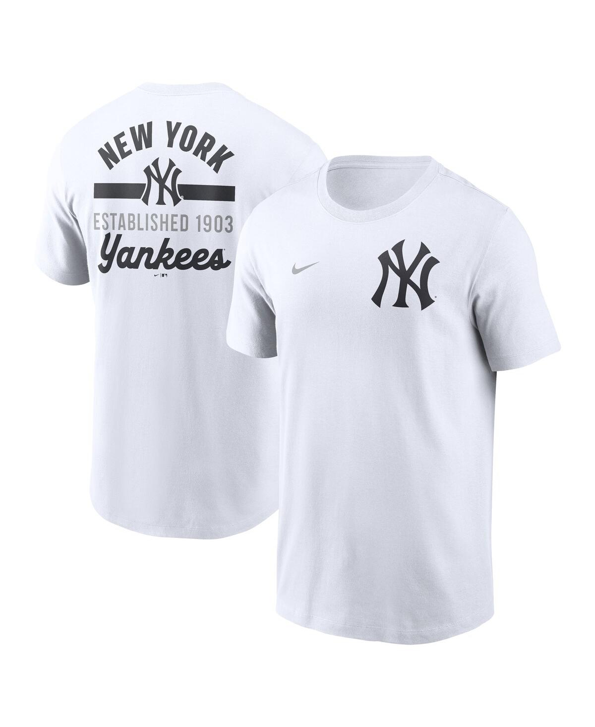Click here for Nike Mens White New York Yankees 2-Hit T-Shirt - W... prices