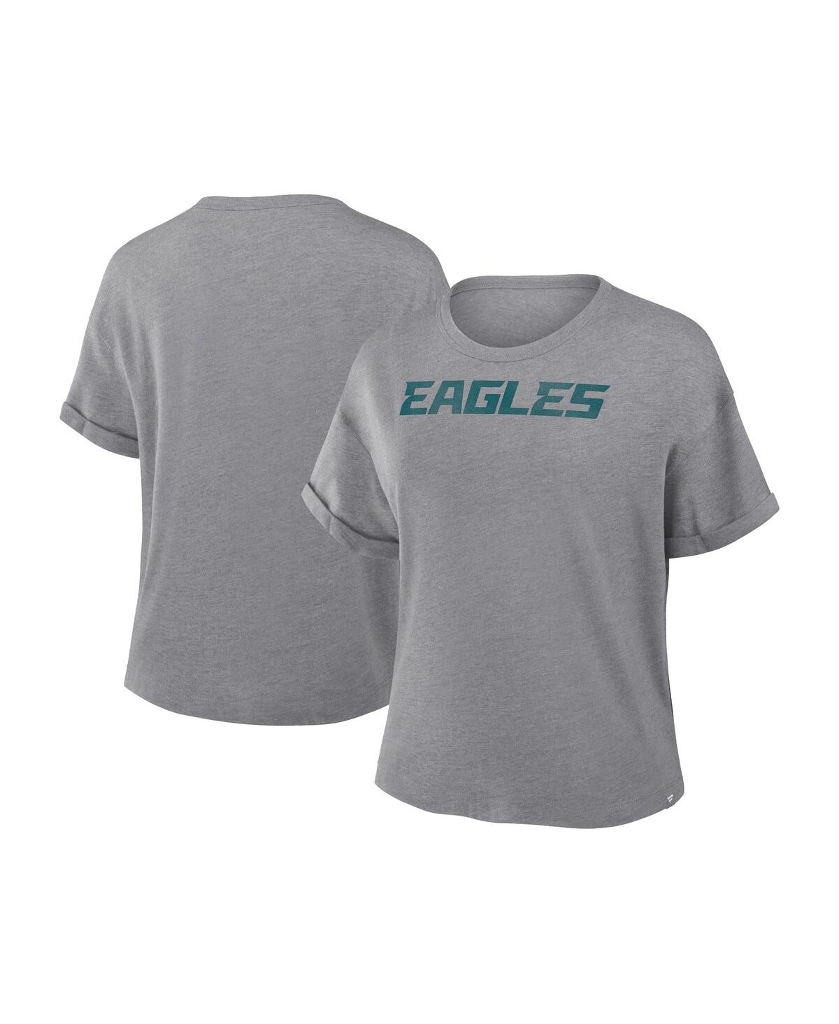 Click here for Fanatics Womens Heather Gray Philadelphia Eagles T... prices