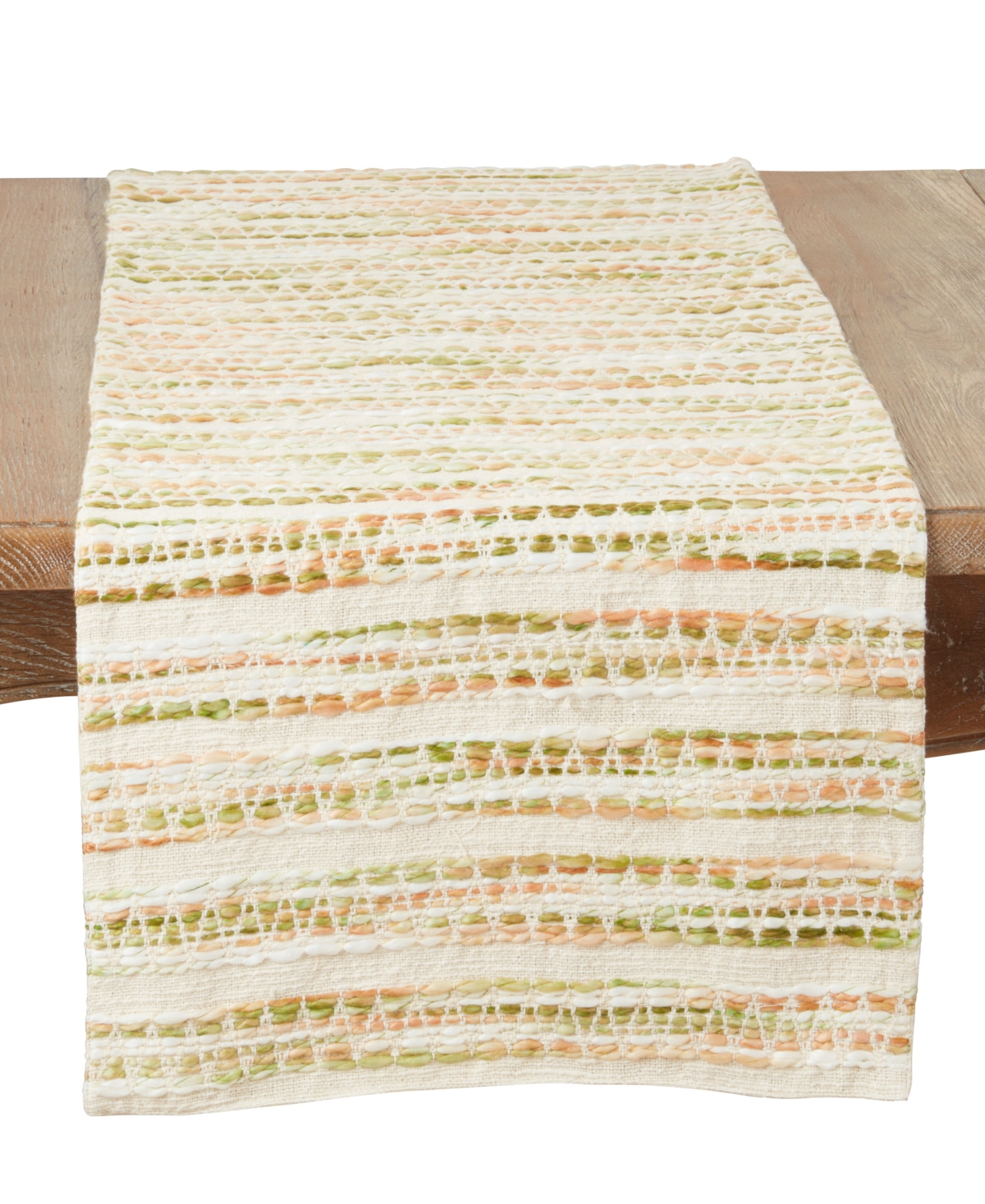 Click here for Saro Lifestyle Contemporary Stripe Woven Table Run... prices