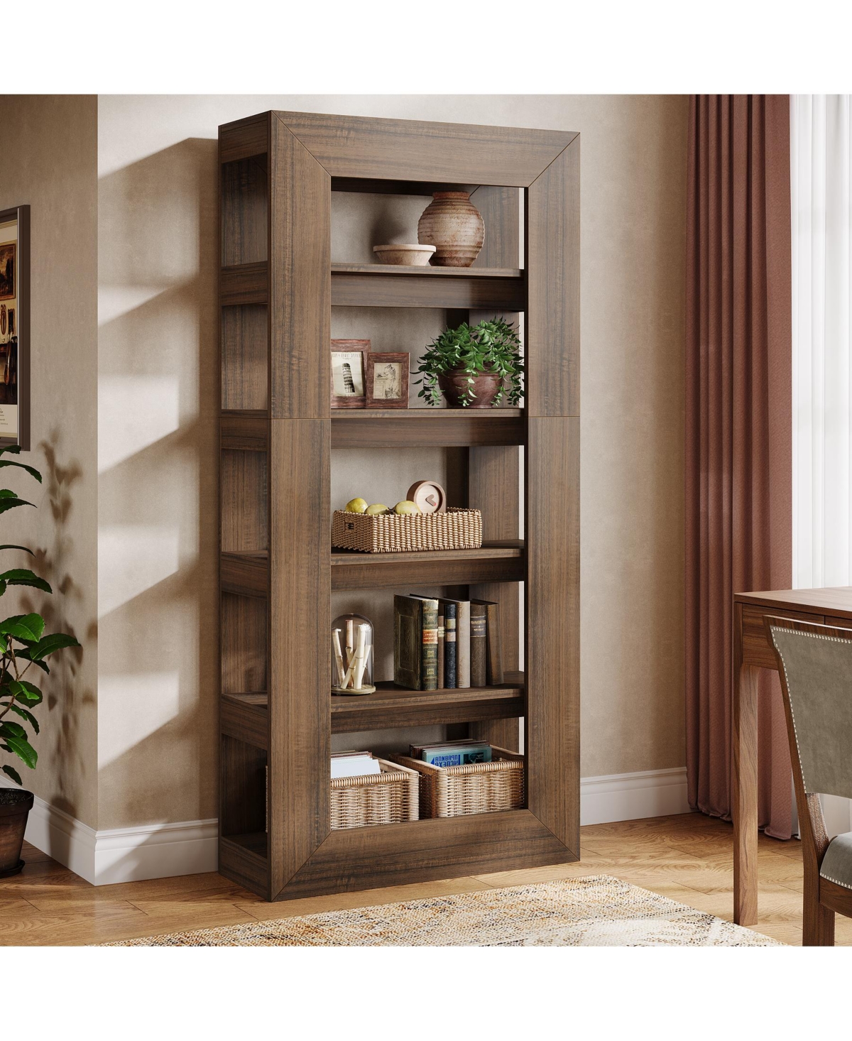 Click here for Tribesigns 5-Tier Bookshelf  70.9 Tall Bookcase  W... prices