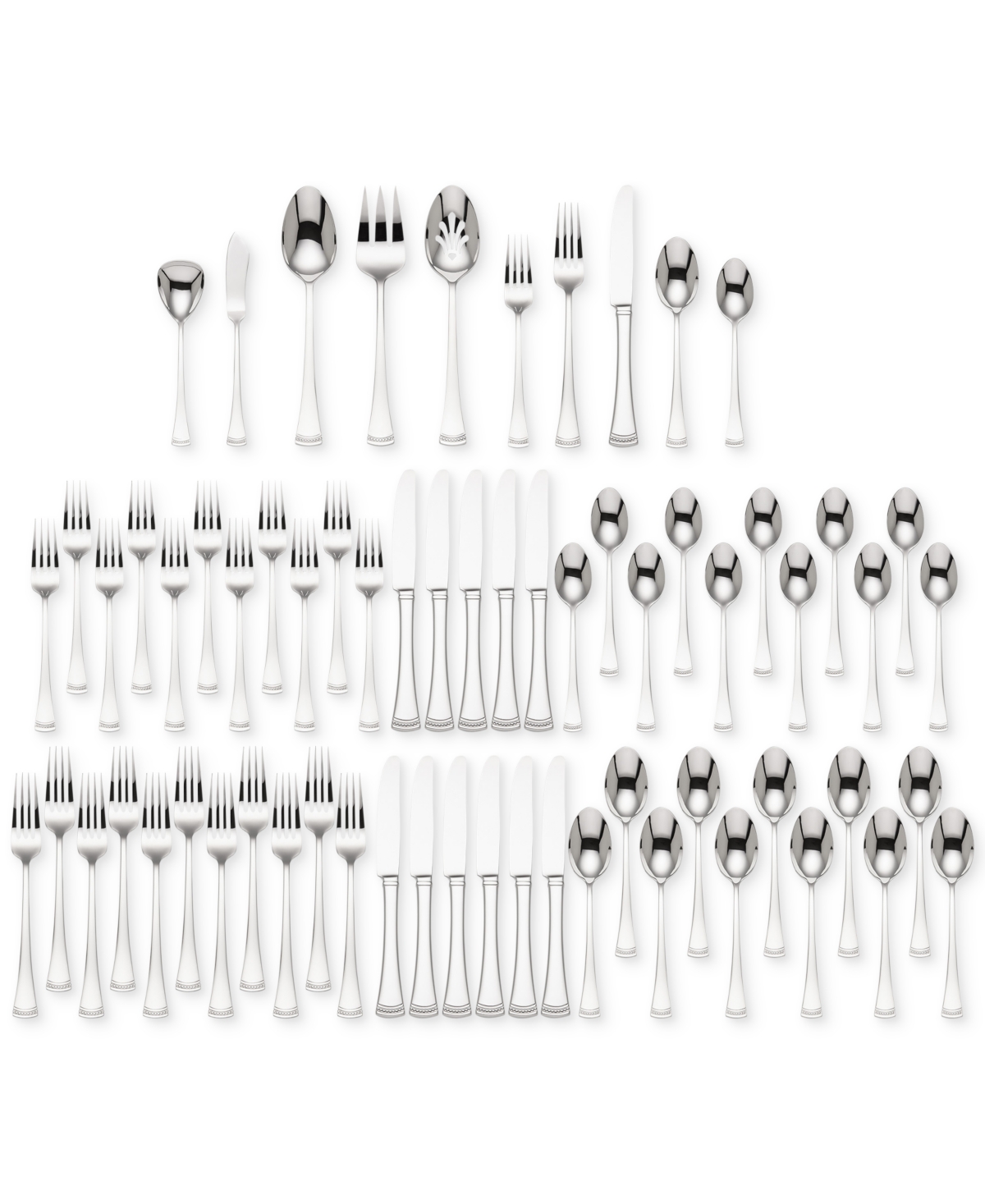 Click here for Lenox Portola 65 Pc Flatware Set  Service for 12 prices