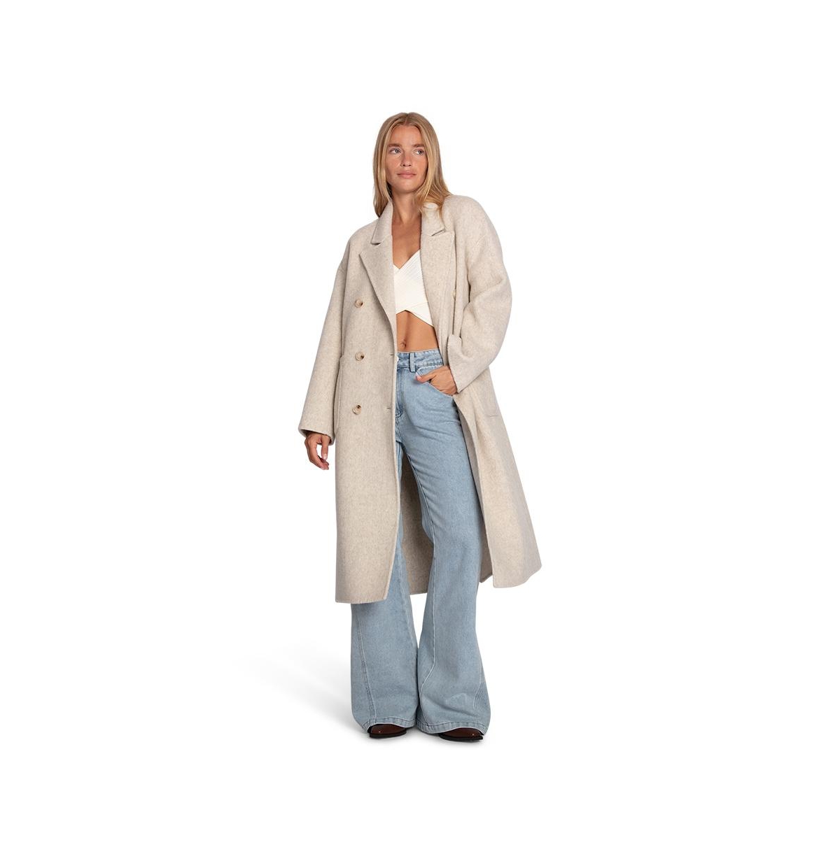 Click here for Belle & Bloom Womens Free Love Coat - Oat marle prices