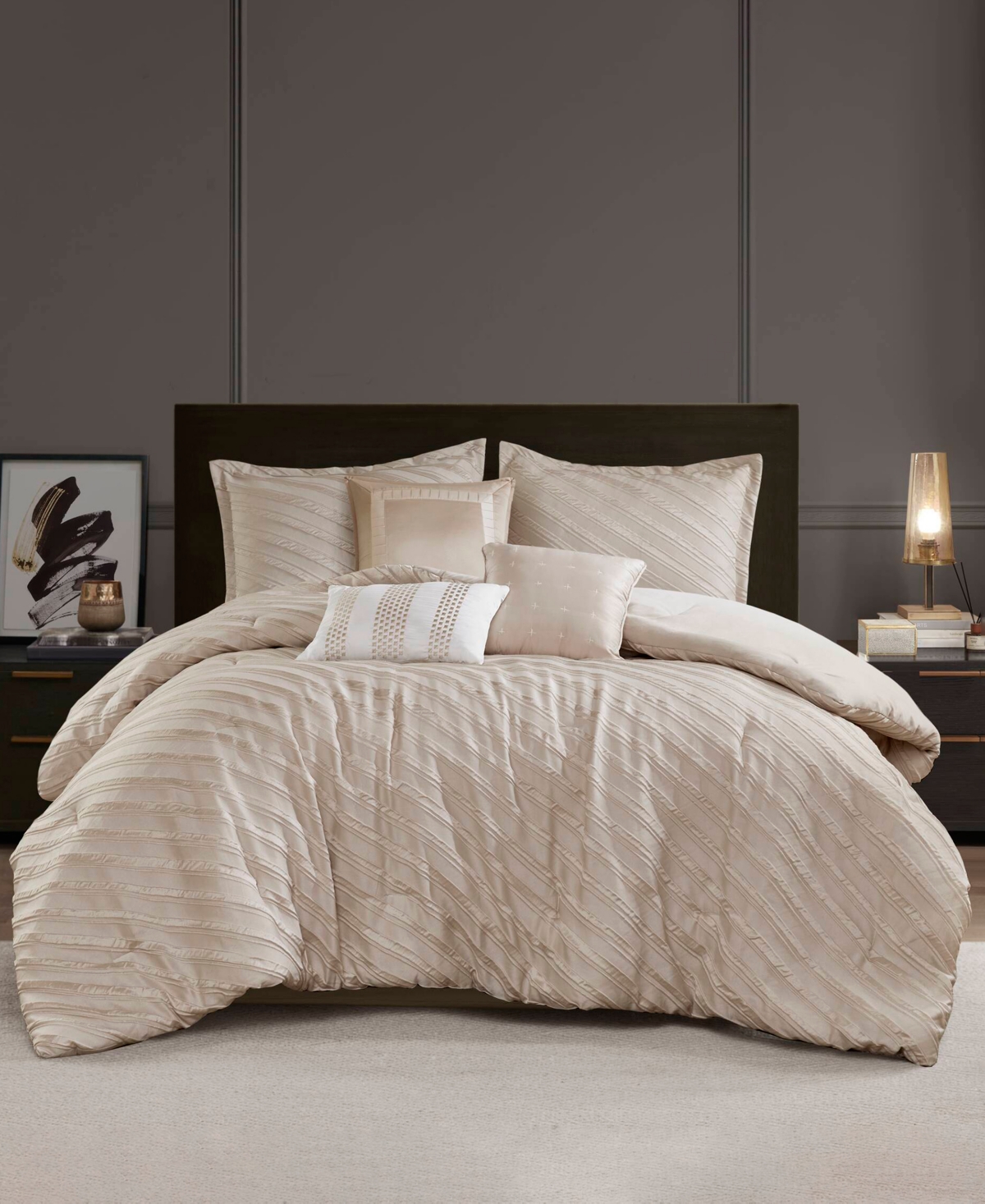 Click here for Madison Park Riva Jacquard 7-Pc. Comforter Set  Qu... prices