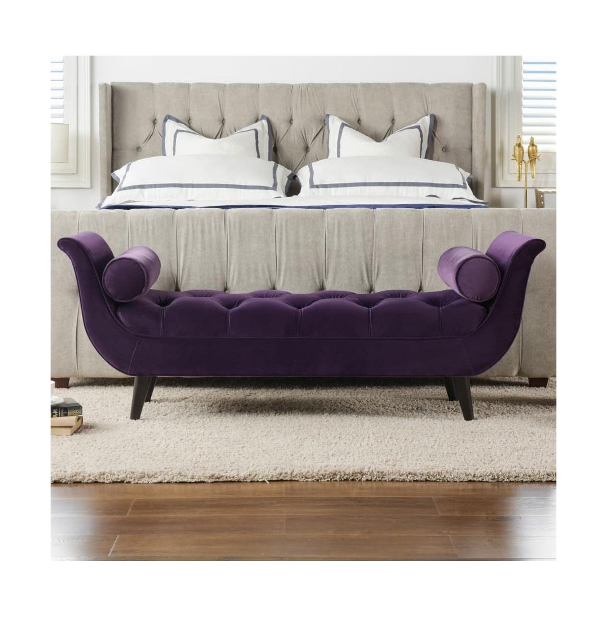 Click here for 64 Inch Tufted Velvet Entryway Bench  Upholstered... prices