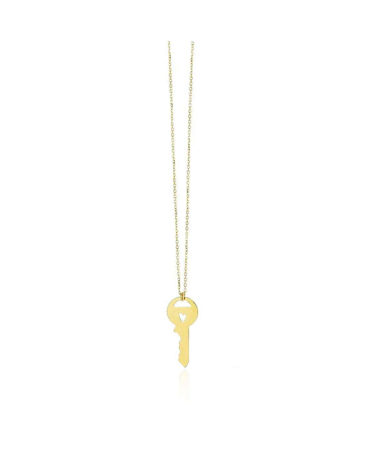 Click here for The Lovery Gold Key Heart Necklace 14K Gold - Gold prices