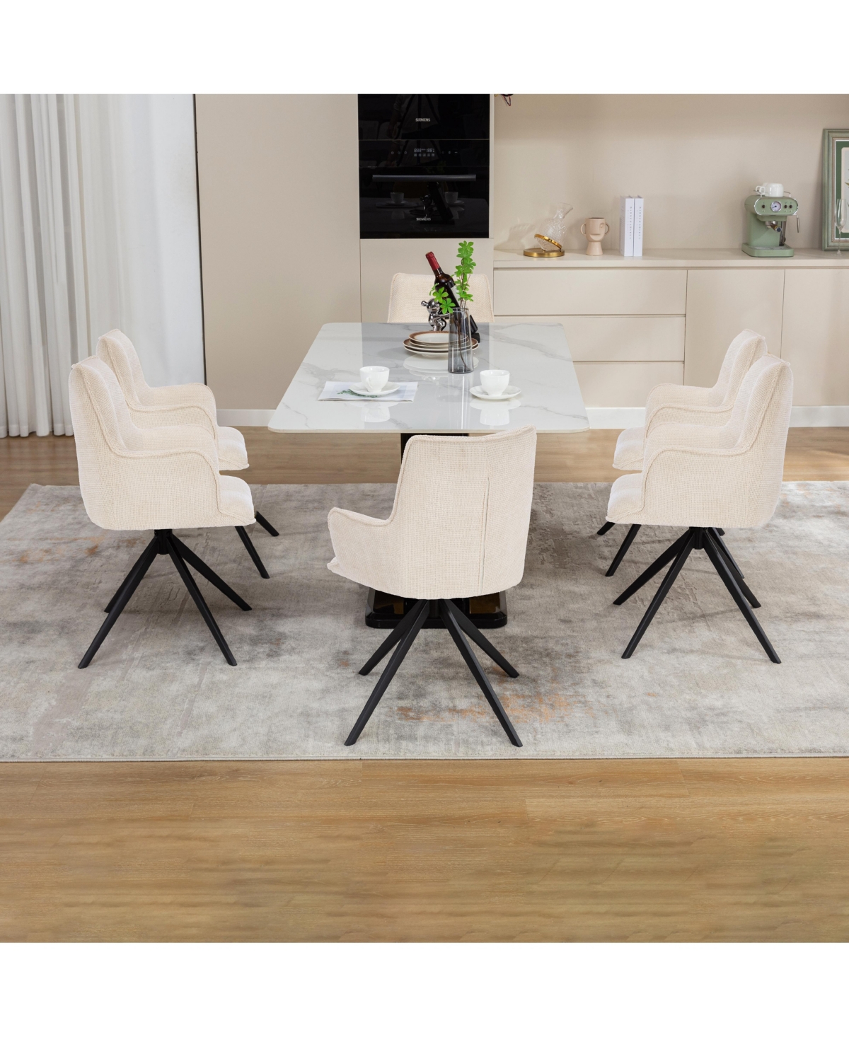 Click here for Dyhome Modern Swivel Dining Chairs / Accent Chair... prices