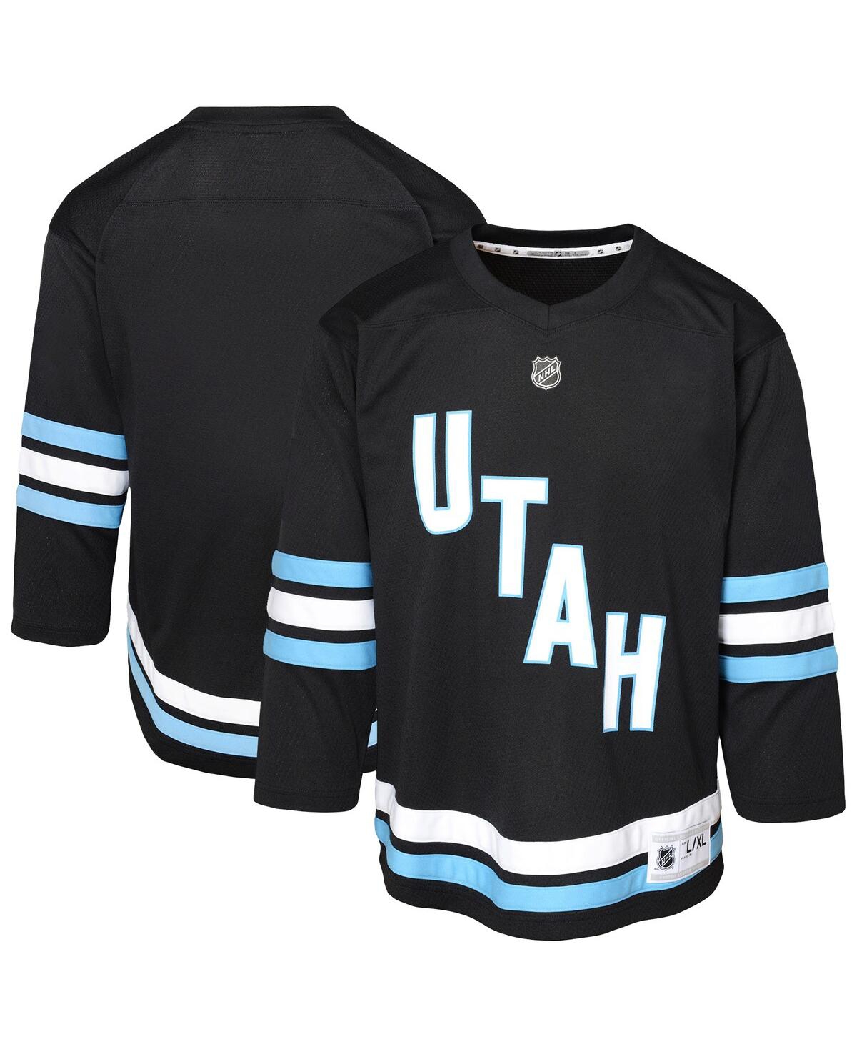 Click here for Outerstuff Big Boys and Girls Black Utah Hockey Cl... prices