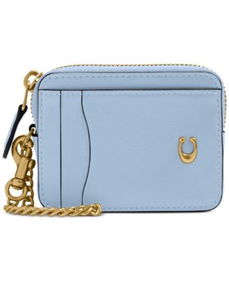 COACH Essential Leather Chain Card Case - Macy's