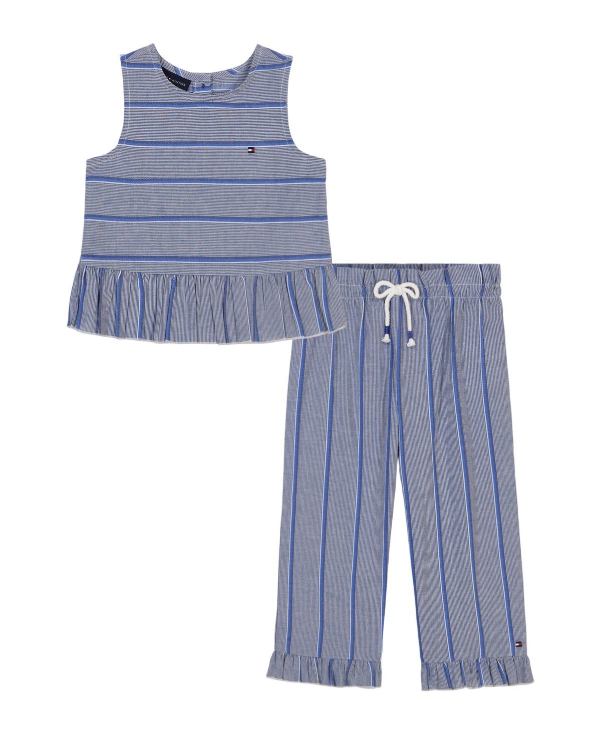 Click here for Tommy Hilfiger Baby Girls 2-Piece Yarn-Dyed Woven... prices