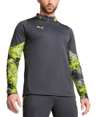 Puma Men's Swirl Pattern Quarter-Zip Shirt - Macy's