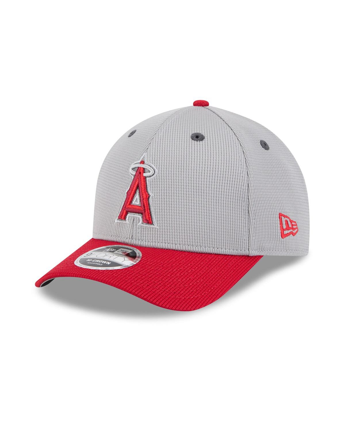 Click here for New Era Mens Gray/Red Los Angeles Angels 2025 Batt... prices