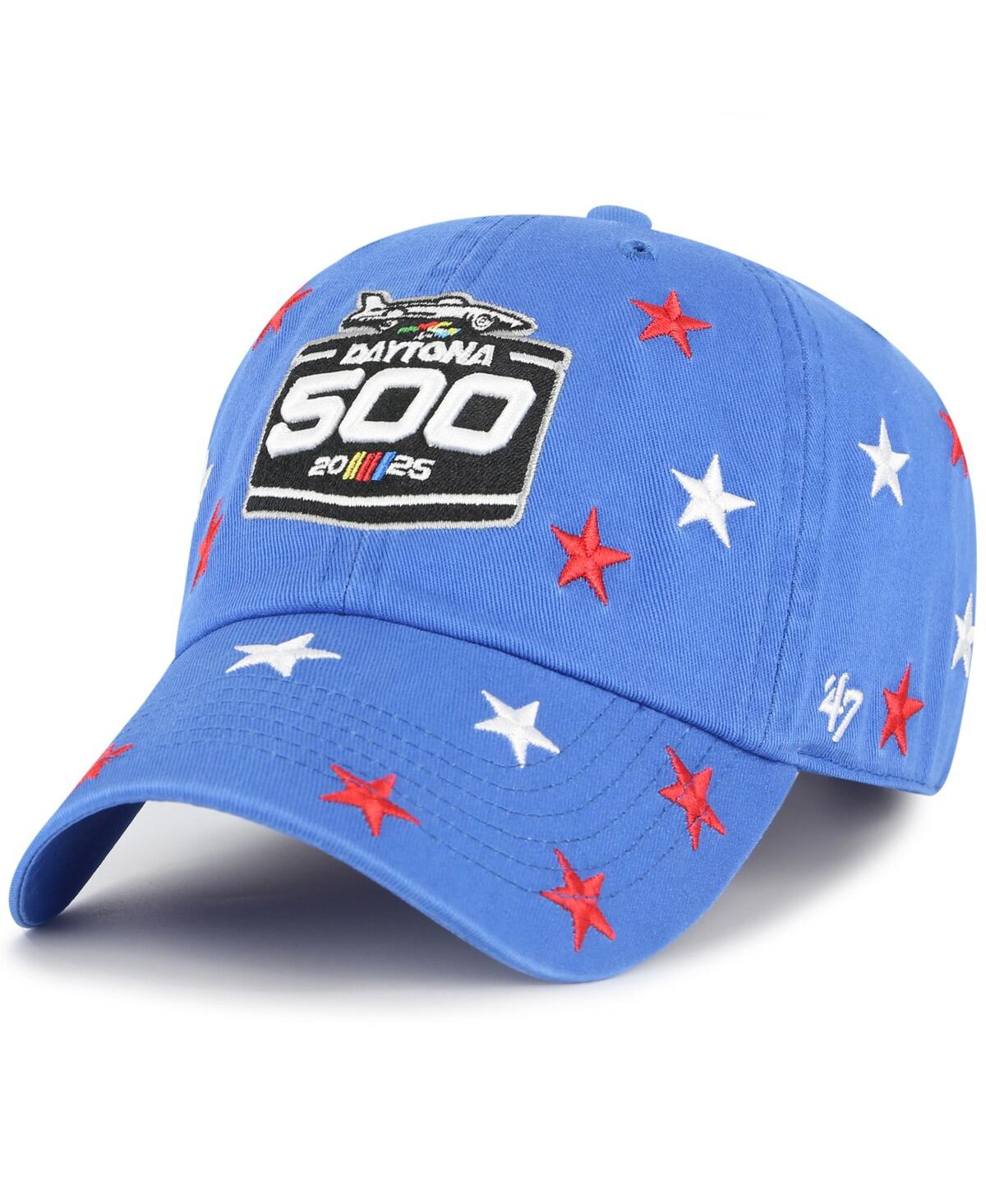 Click here for 47 Brand Mens Blue 2025 Daytona 500 Clean Up Adjus... prices