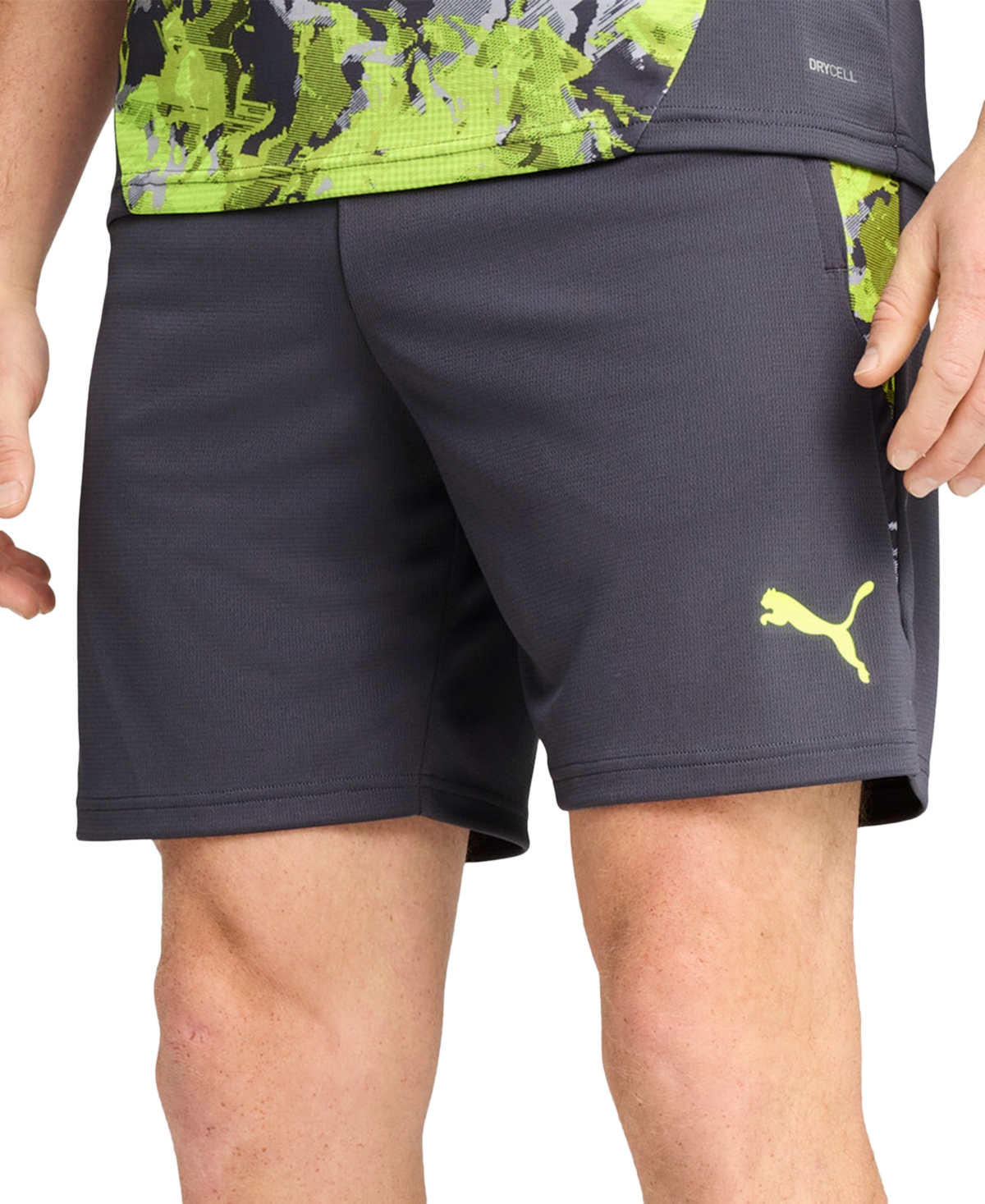 Click here for Puma Mens individualCUP Cup Shorts - Grey prices