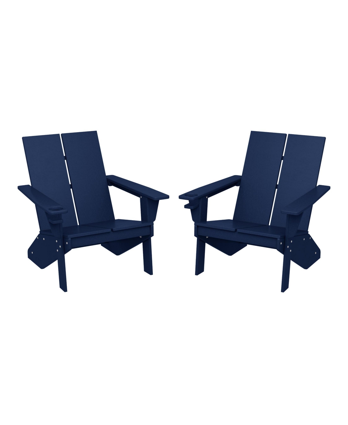 Click here for Outdoor Hdpe Modern Adirondack Chair with Cup Hold... prices