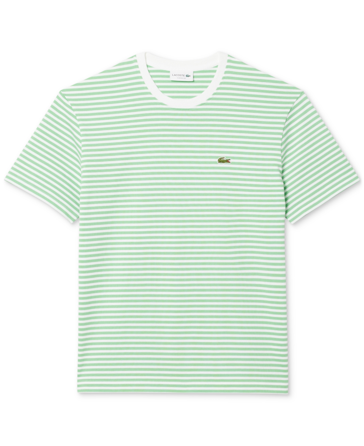 Click here for Lacoste Mens Classic-Fit Striped T-Shirt - QBE - W... prices