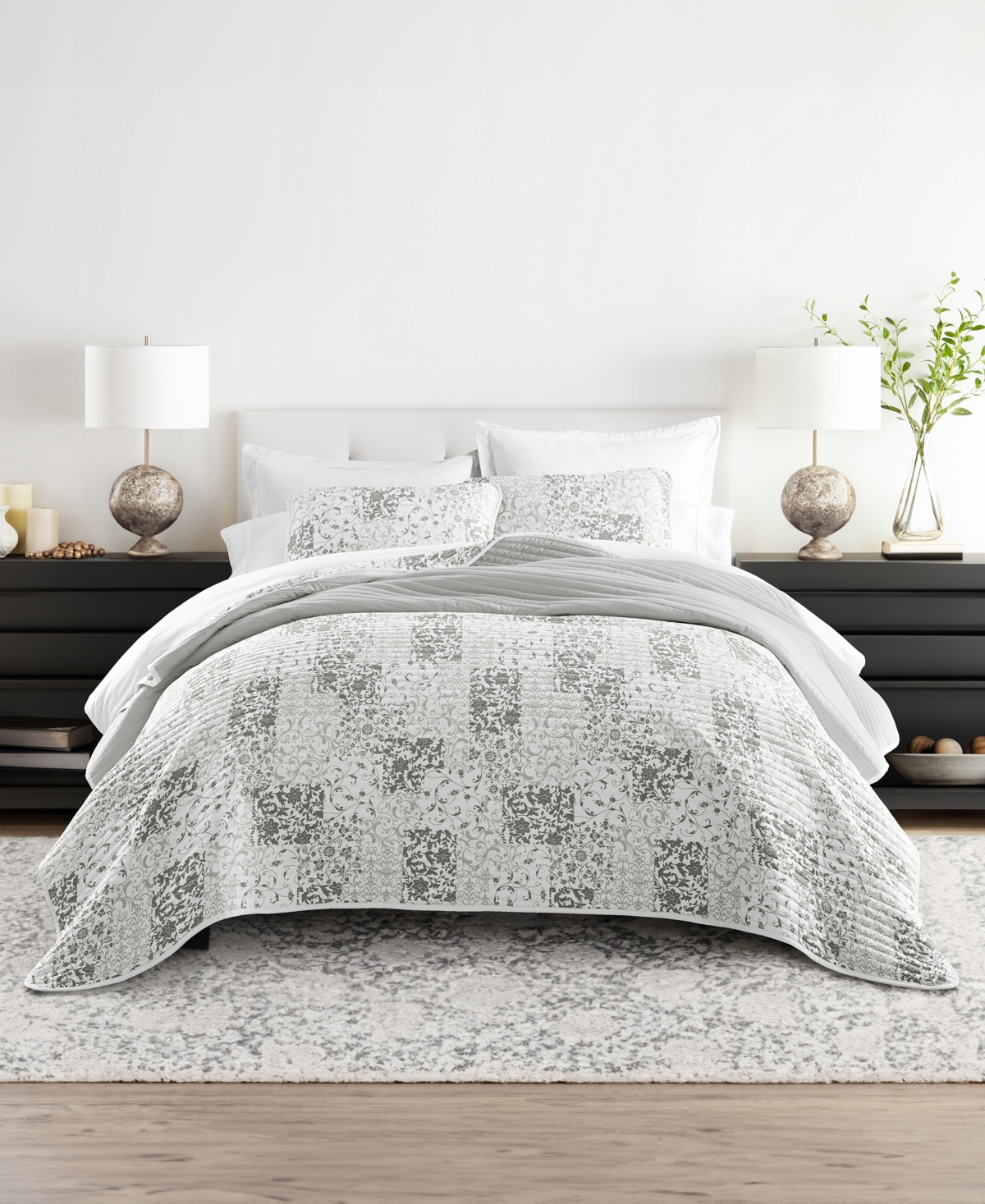 Click here for ienjoy Home Scrolled Patchwork Reversible 2-Pc. Li... prices
