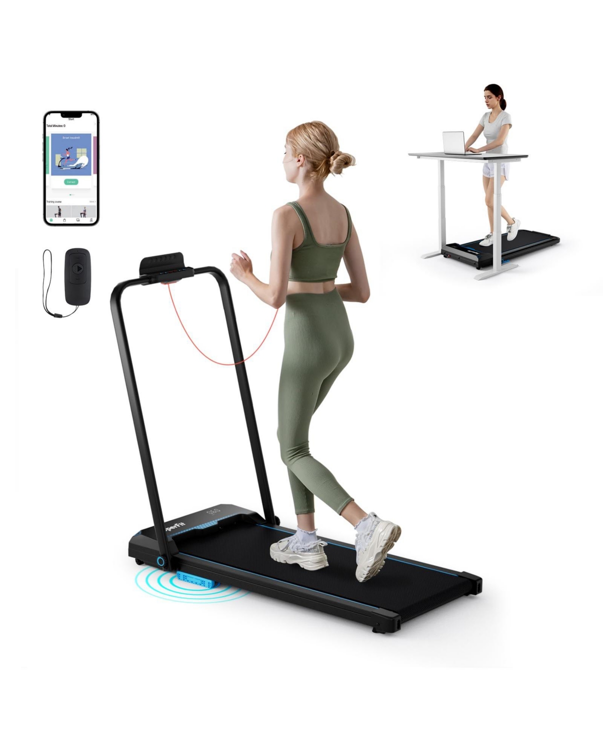 Click here for 3 in 1 Folding Treadmill with Remote Control and L... prices