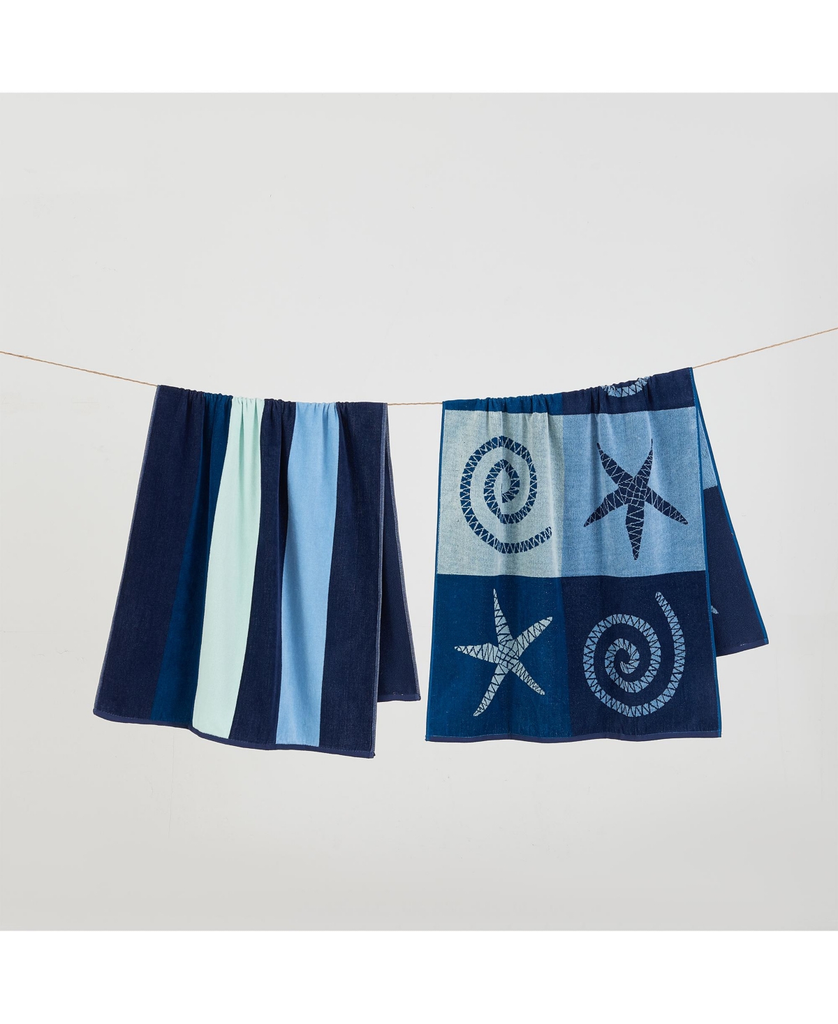 Click here for Linery & Co. 100 Cotton Jacquard 2 Pack Summer Bea... prices