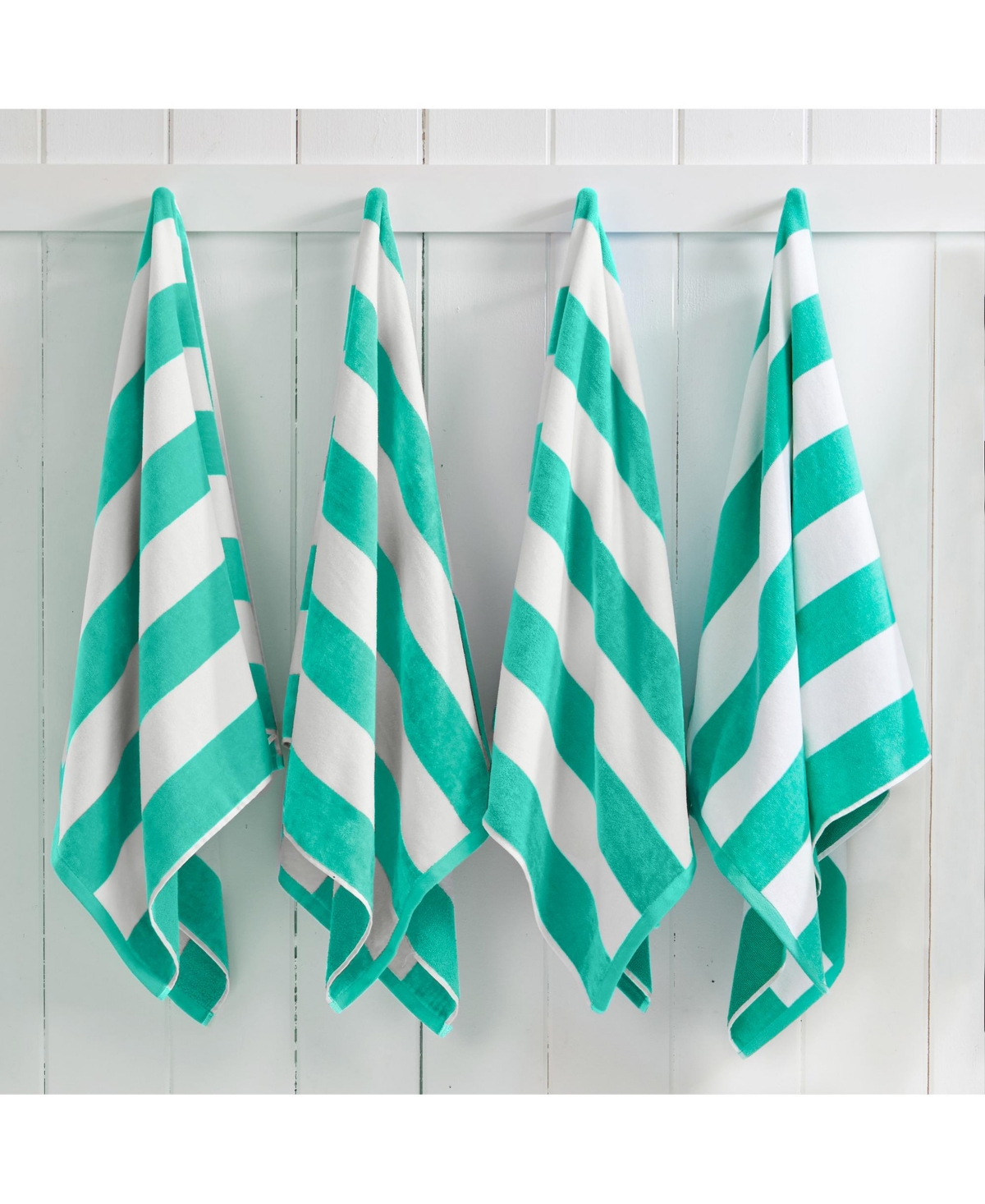 Click here for Linery & Co. Cotton Cabana Beach Towel  4 Pack - 3... prices