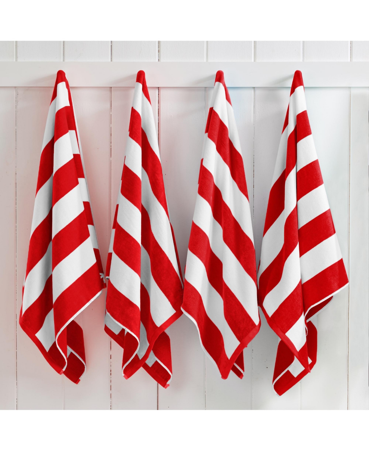 Click here for Linery & Co. Cotton Cabana Beach Towel  4 Pack - 3... prices
