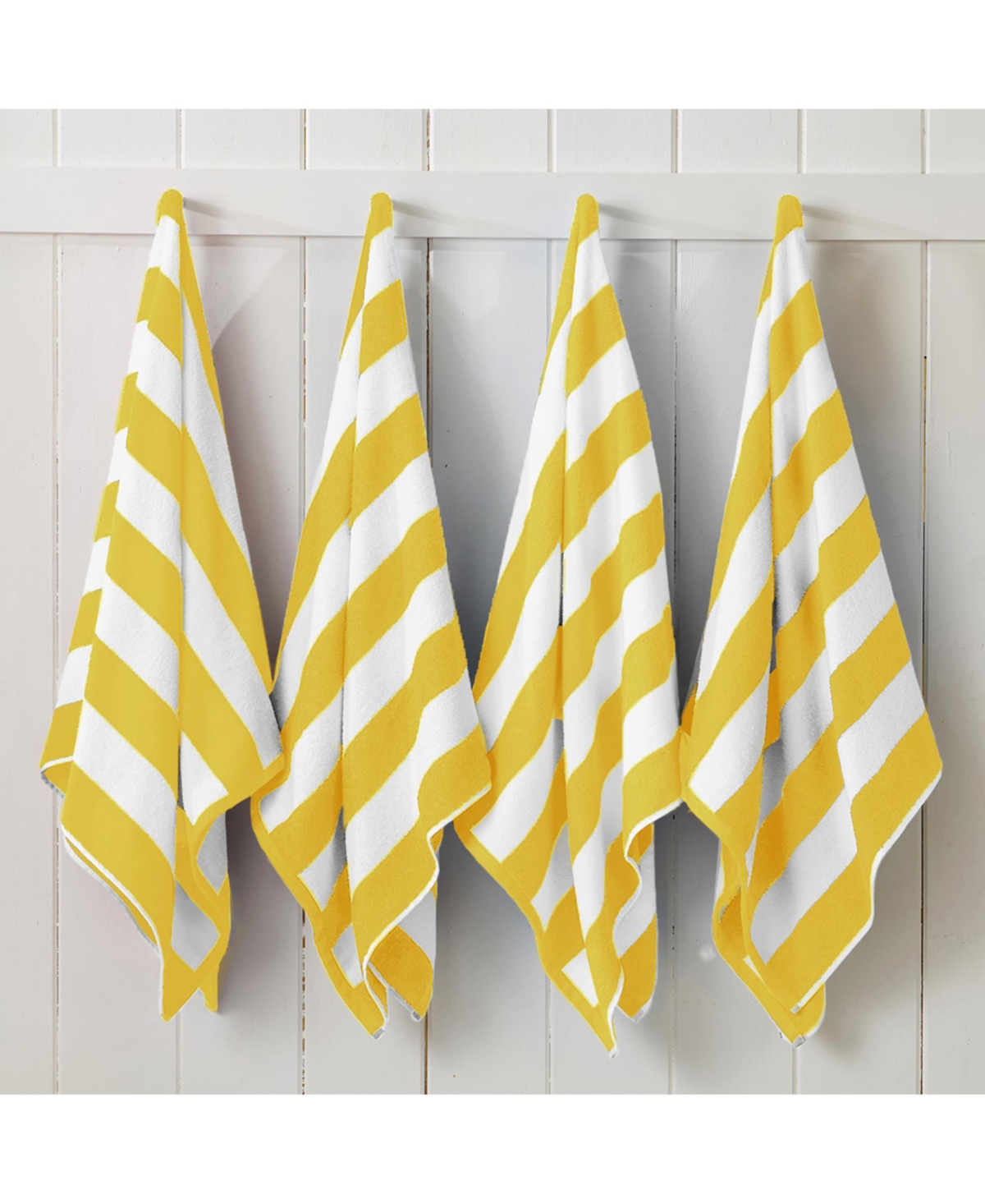 Click here for Linery & Co. Cotton Cabana Beach Towel  4 Pack - 3... prices