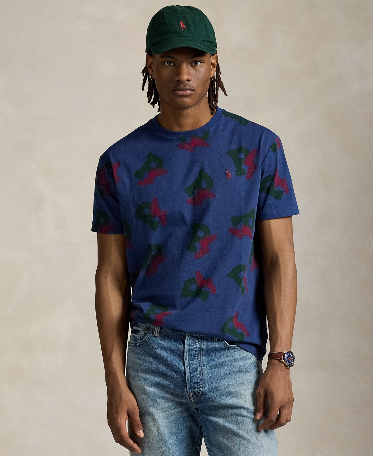 Click here for Polo Ralph Lauren Mens Classic-Fit P-Wing Jersey T... prices