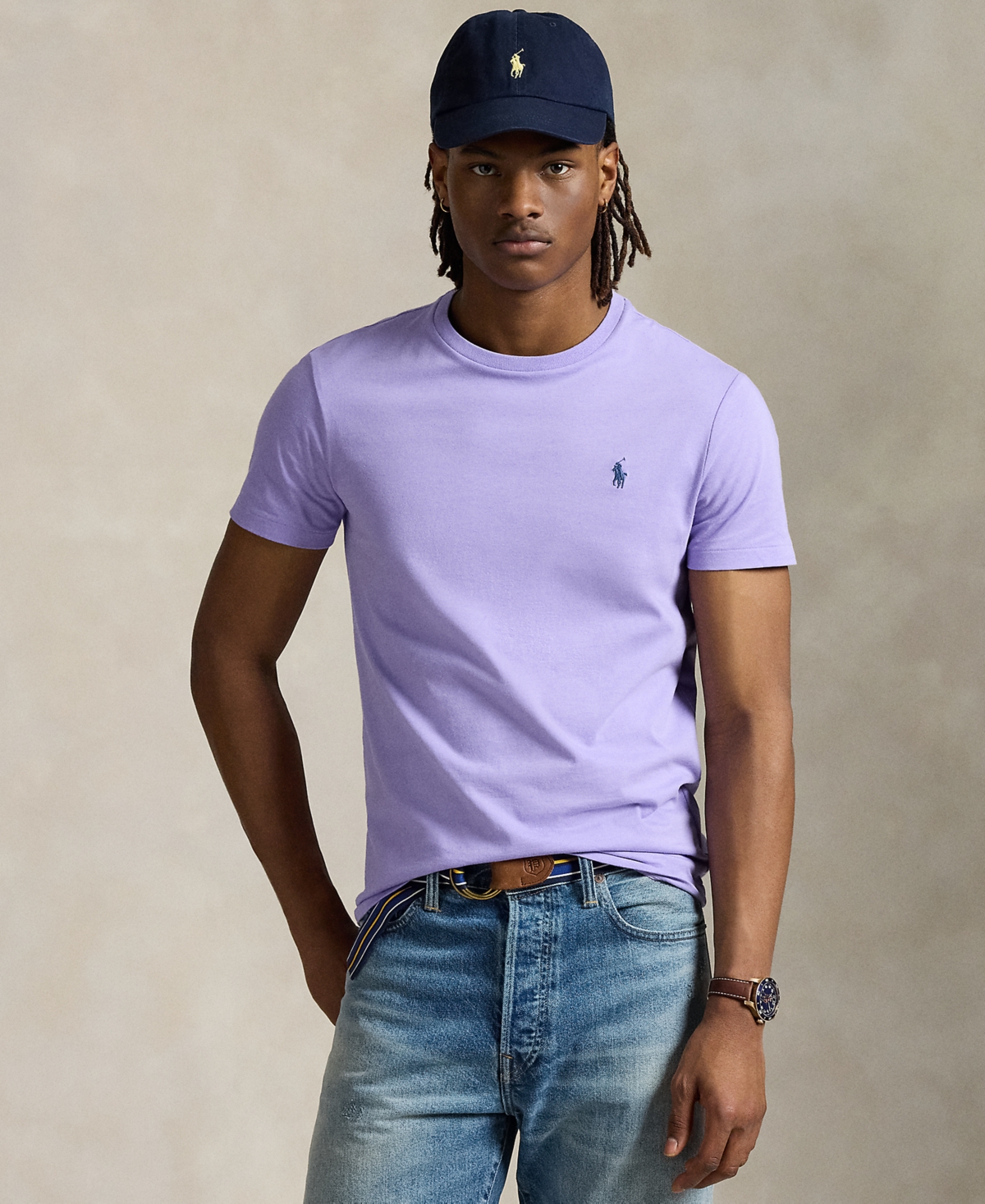 Click here for Polo Ralph Lauren Mens Classic Fit Crew Neck T-Shi... prices